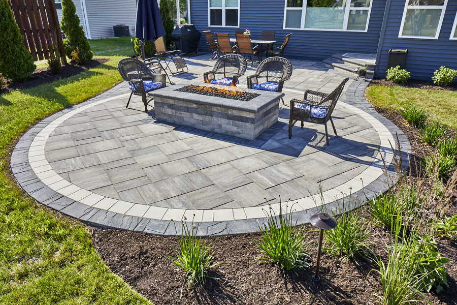 Portfolio | Round Patio and Warm Fires